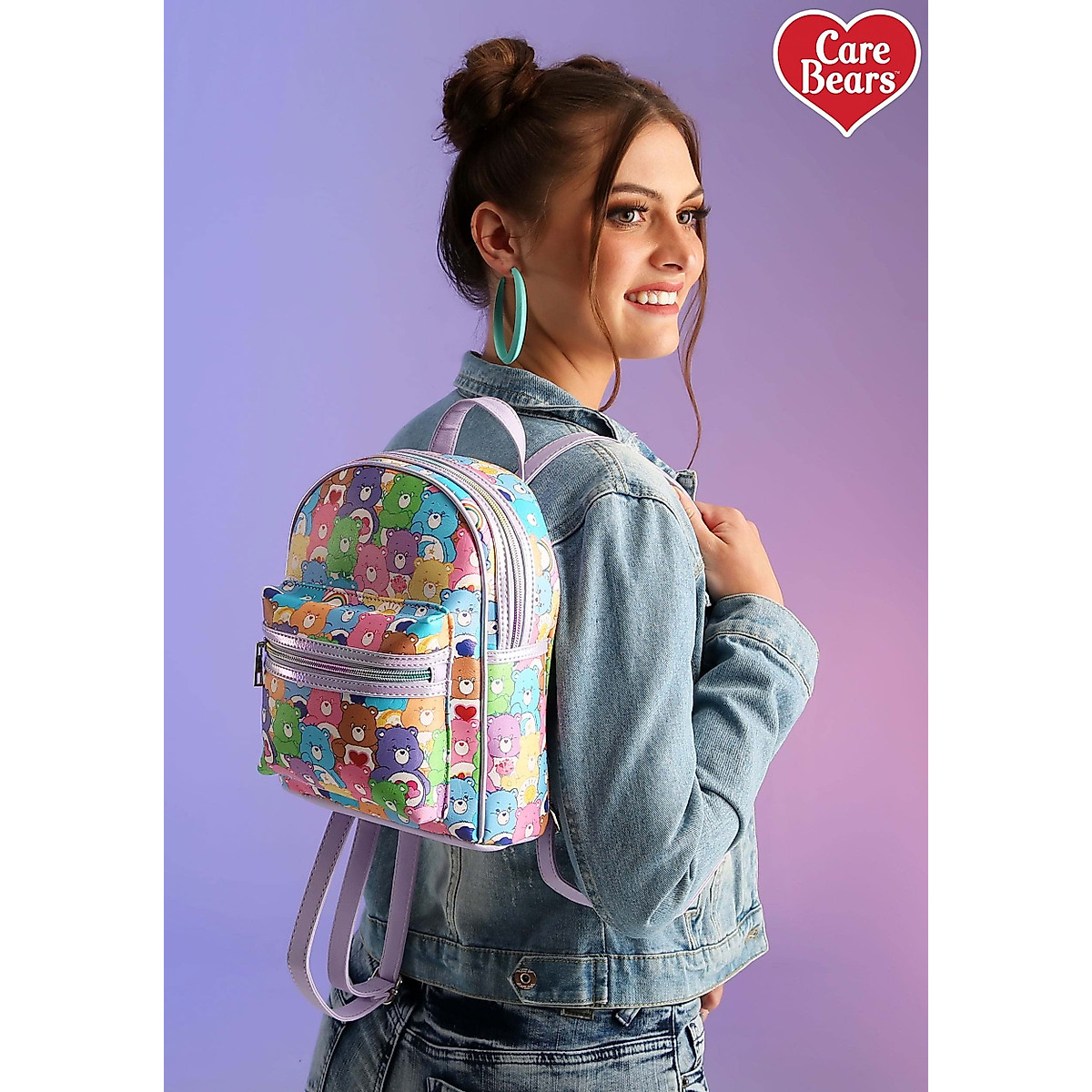 Fun Costumes Care Bears Classic All Over Print Mini Backpack Standard