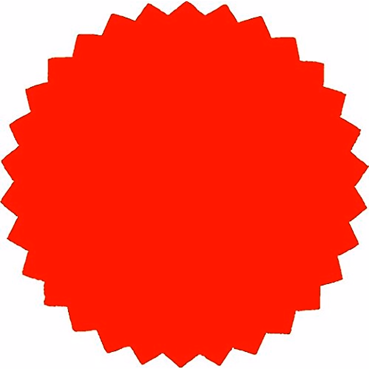 MDLG 100Pcs Blank Metallic Red Embossed Certificate Seals Stickers Scallop Edge Embossed Certificate Seals Stickers Stamp Sealing Certificate Self-Adhesive Seal Sticker