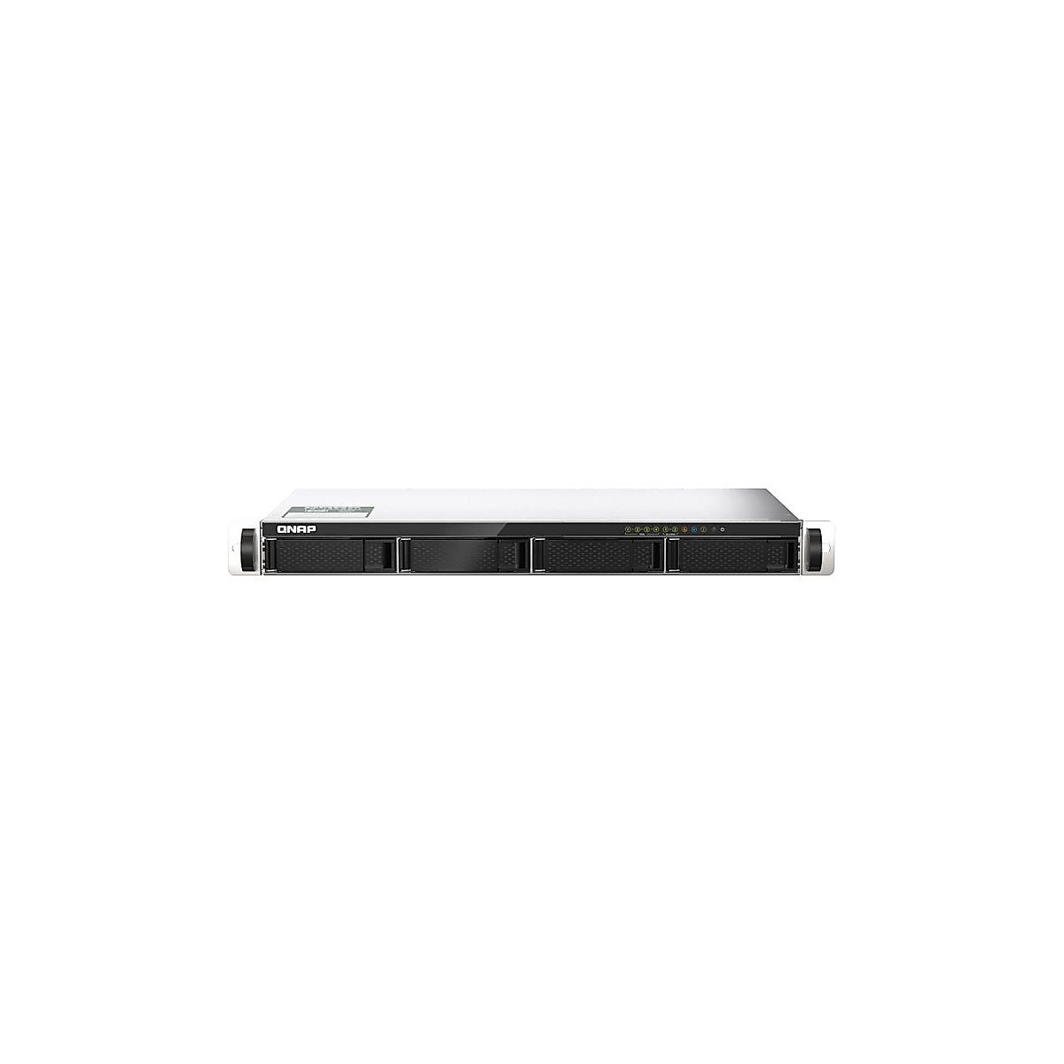 QNAP TS-435XeU-4G-US 4 Bay High-Speed Short Depth Rackmount NAS with M.2 NVMe SSD, Quad Core Marvell Octeon CPU, 4GB DDR4 Memory, Dual 2.5GbE (2.5G/1G/100M) and 10GbE Network Connectivity (Diskless)