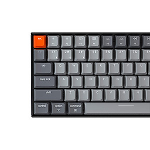 Keychron K4 96% Layout 100 Keys Wireless Bluetooth 5.1/Wired USB Mechanical Gaming Keyboard with Gateron G Pro Brown Switch White LED Backlight N-Key Rollover for Mac Windows PC-Version 2