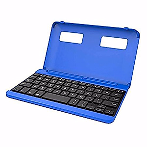 Premium High Performance RCA Voyager Pro 7" 16GB Touchscreen Tablet With Keyboard Case Computer Quad-Core 1.2Ghz Processor 1G Memory 16GB Hard Drive Webcam Wifi Bluetooth Android 6.0-Blue