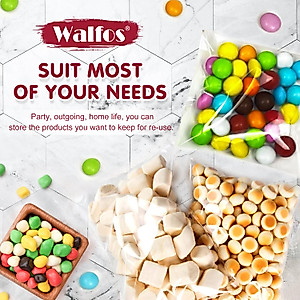 Walfos Clear Cellophane Bags, 4x6 Inch Transparent Soap Bags, Soap Wrappers for Homemade Soap Craft Gift Box Suitable for Packaging Gift & Cookies, Candy etc(200pcs