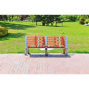 Patio Garden Outdoor Bench Cushion Water-Resistant 47x17x2 Inch Bench Seat Cushion Cushions For Garden Chairs Thickened Sponge Filling Swing Cushion/Rocking Chair Cushions/Patio Loveseat Cushion