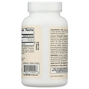 Jarrow Formulas Colostrum Prime Life 400 mg, Dietary Supplement, Immune and Gastrointestinal Support, 120 Capsules, 120 Day Supply