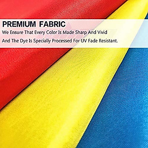 ENMOON Progress Pride Flag Rainbow Vibrant Colors(3’x 5’, Poly,1 Pack) Perfect for Showing Your Pride LGTBQ Community Support
