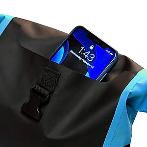 Nupouch Waterproof Crossbody Purse Beach/Sports/Waterproof Bag, Black/Blue