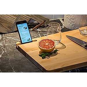 J.K. Adams 12-Inch-by-8-Inch Maple Wood Pro-Classic Cutting Board