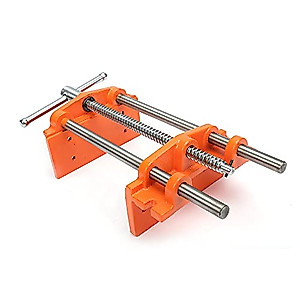 Pony Jorgensen 27091 Medium Duty Woodworker's Vise, Orange, Grey, 9-Inch By 7-Inch