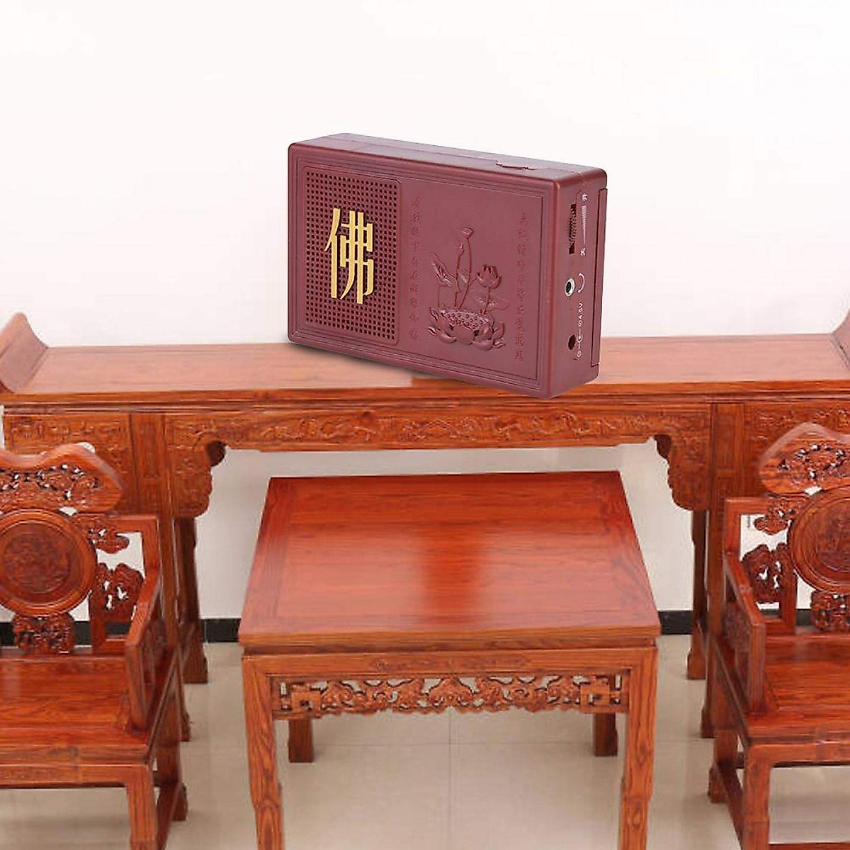 Oumefar Portable Buddha Music Player, Buddha Machine Electronic Singing Machine Buddha Music Gift Great Compassion 16-in-one Buddha Machine Lotus Edge Buddha Portable Buddha Machine