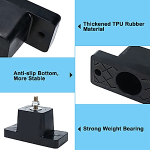 Patioer Air Conditioner Shock Pad 8 Pack, Rubber Vibration Isolator Anti-Vibration Air Conditioner Mounting Bracket Shock-Proof Pads