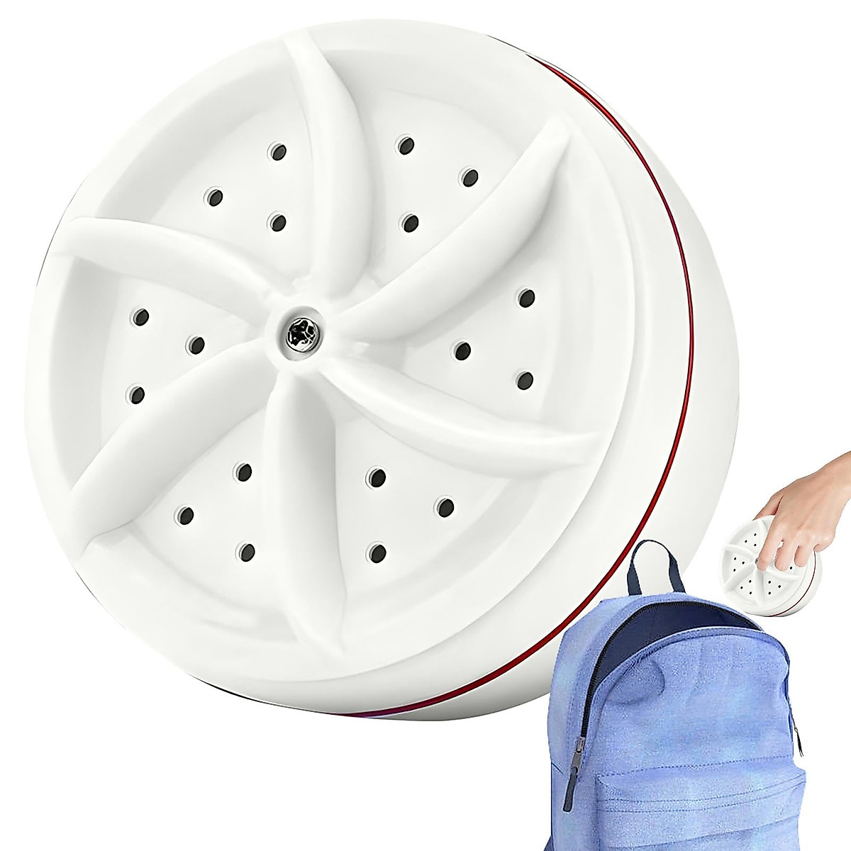 Portable Machine Suction Cup Turbine Washer | Travel Turbine Washer, Multifunctional Turbos Washing Machine,Portable Ultrasonic Washing Machine For Home Travel Business Camping RV Trip