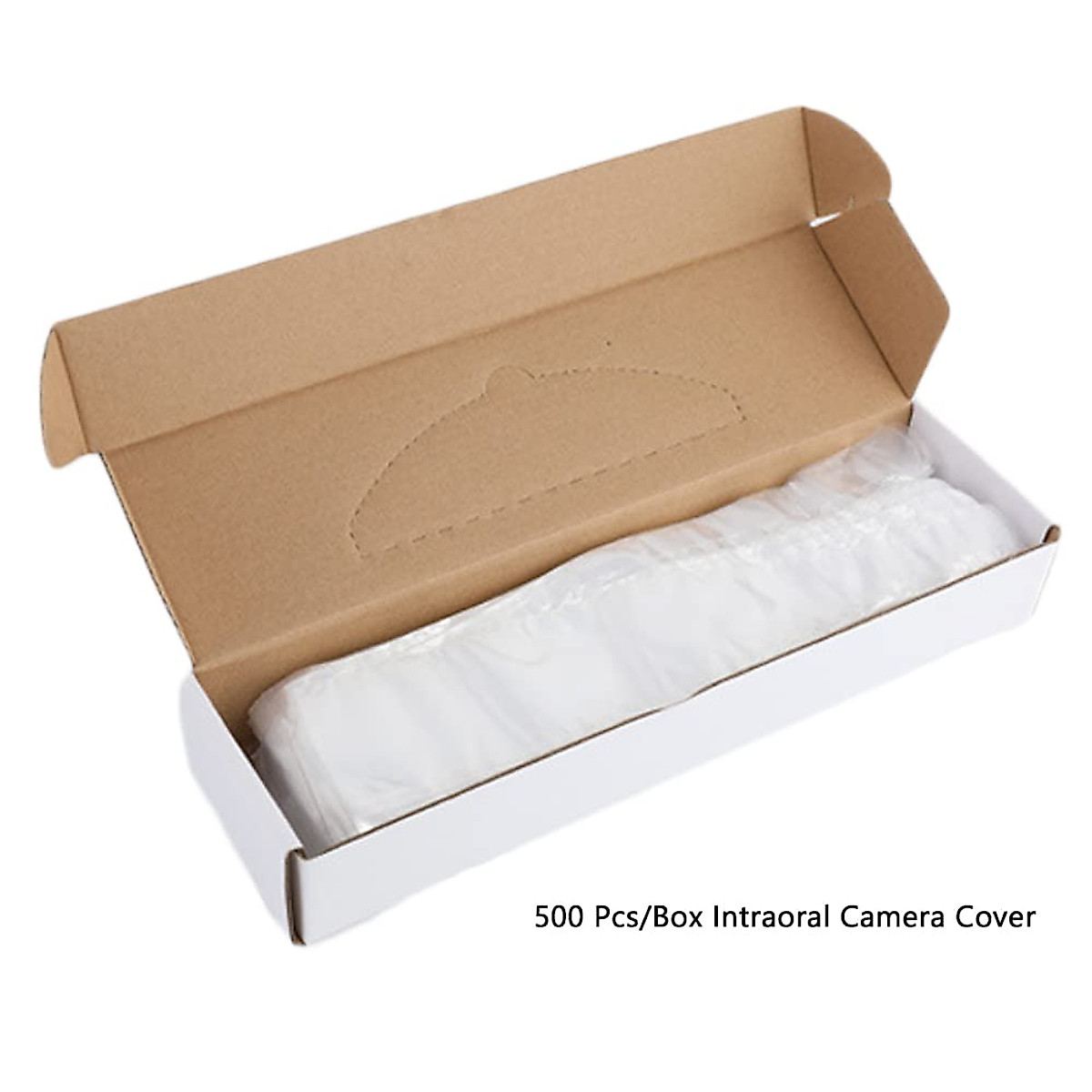 Disposable Intraoral Camera Sleeves - Dental Endoscope Sheaths Supplies, 9.4"x1"x1.7", 500Pcs/Box