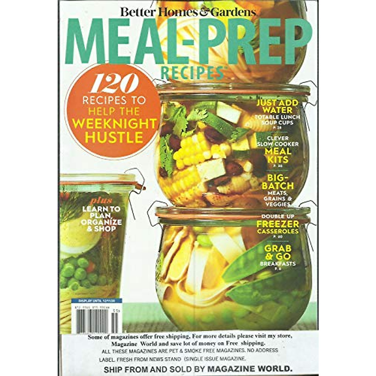 MEAL-PREP RECIPES MAGAZINE, 120 RECIPES TO HELP THE WEEKNIGHT SPECIAL, 2020