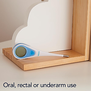 Vicks SpeedRead Digital Thermometer with Color-Coded Temperature Readings, Use as Oral Thermometer, Baby Rectal Thermometer or Under The Arm, Water Resistant, FSA and HSA Eligible