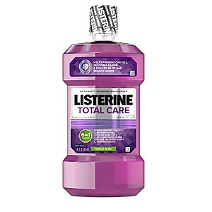 Listerine Total Care Anticavity Mouthwash, Fresh Mint, 1 L (Pack of 5)