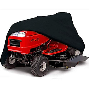Riding Lawn Mower Cover Waterproof Tractor Cover Heavy Duty Fits Decks up to 54’’, Large Premium Riding Lawn Tractor Cover UV Resistant Protection, Universal Size