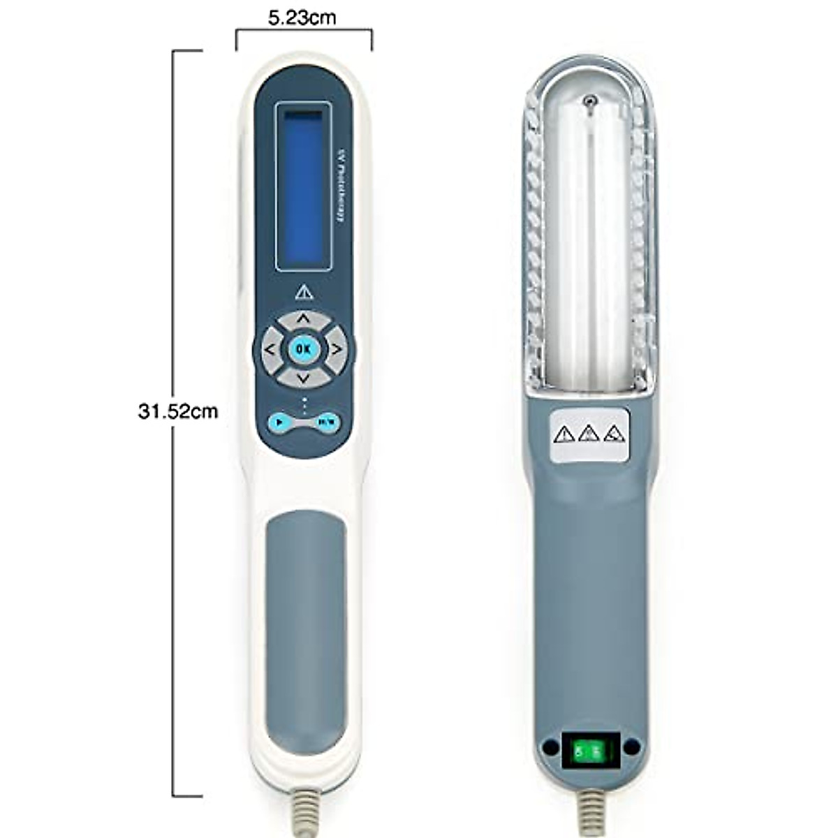 311nm Narro Band UV Phototerapy Lght Theapy Home Potothera Lam, LCD Timer Control with Ggle