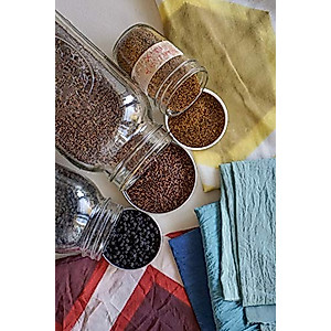 Primary Colors Natural Dye Seeds : 3 Varieties, Red, Yellow, Blue