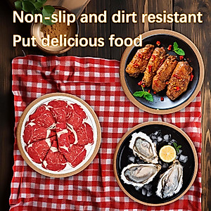 5 PCS High Density Thick Cork Trivet, Round 7.1inches Cork Plant Coasters for Kitchen Hot Dishes and Hot Pots,Resistant Hot Pads for Table Countertop