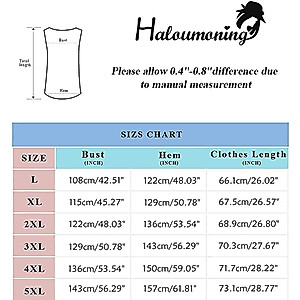 Womens Plus Size Tank Tops Summer Sleeveless Henley T-Shirts Tops Casual Button Down Tunics Shirts