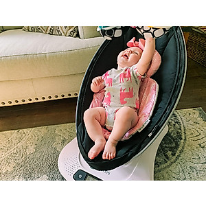 Infant Insert Compatible with 4Moms Mamaroo & Rockaroo – Car Seat Insert 2 Pack – Reversible Infant Car Seat Insert – Soft Plush Minky Car Seat Head Support Insert