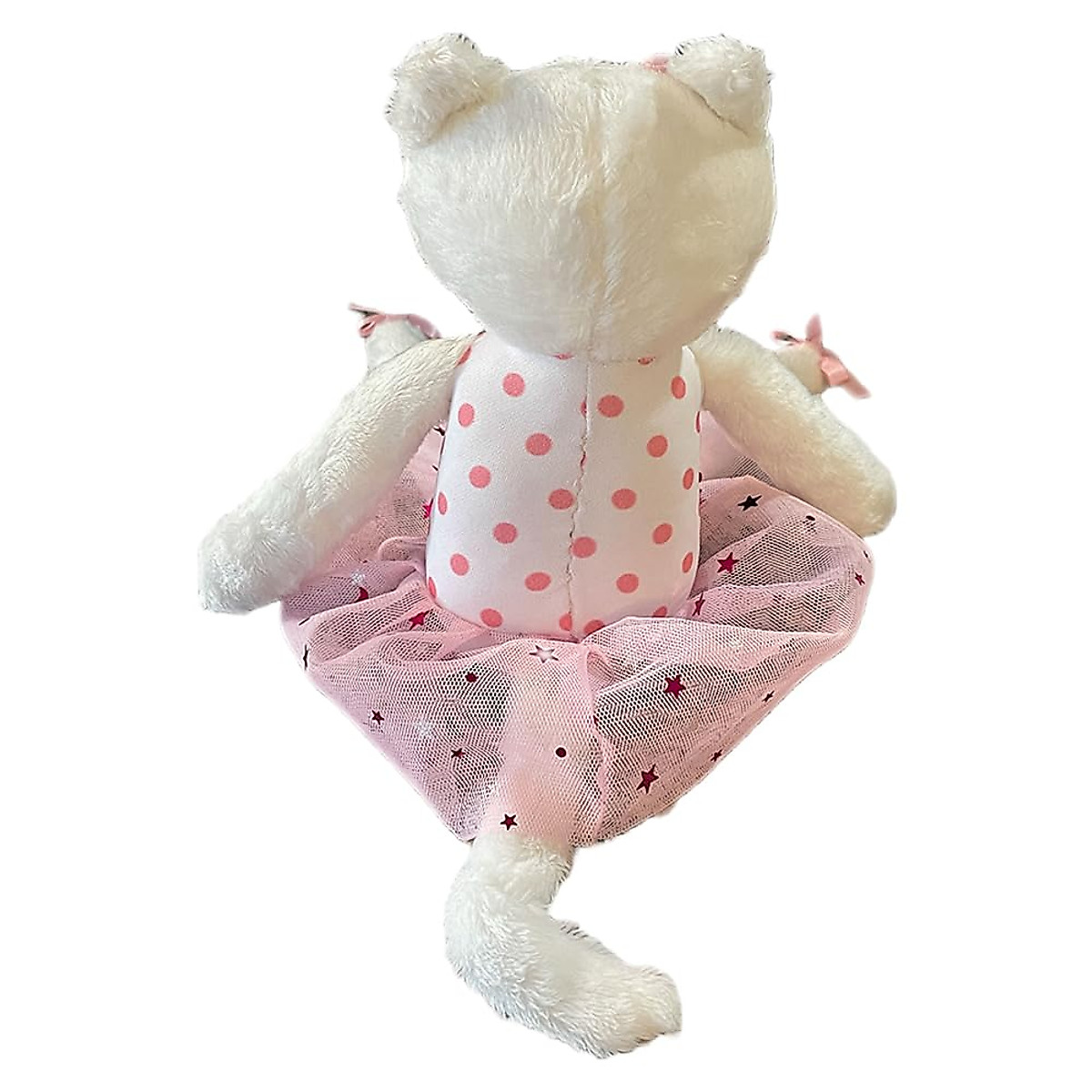 elskandi Caterina The Cat Ballerina Tooth Fairy Pillow for Girls, Perfect First Loose Tooth Gift, Tooth Fairy Doll for Girls Tooth Fairy Pillow with Pocket, Celebrate Milestones