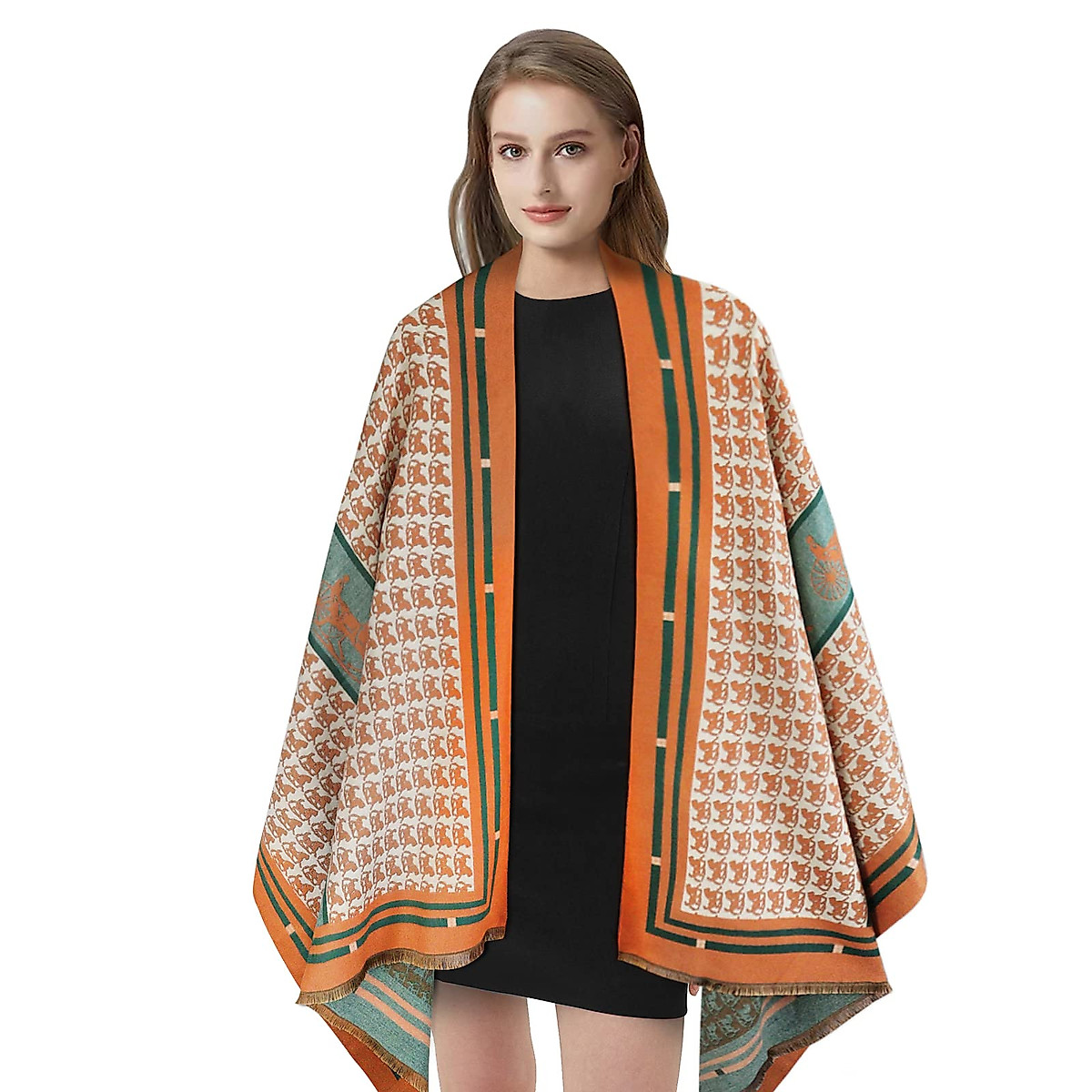 LIFWARM Scarfs for Women Shawls and Wraps for Evening Dresses Pashmina Scarves Blanket Cardigan Cape