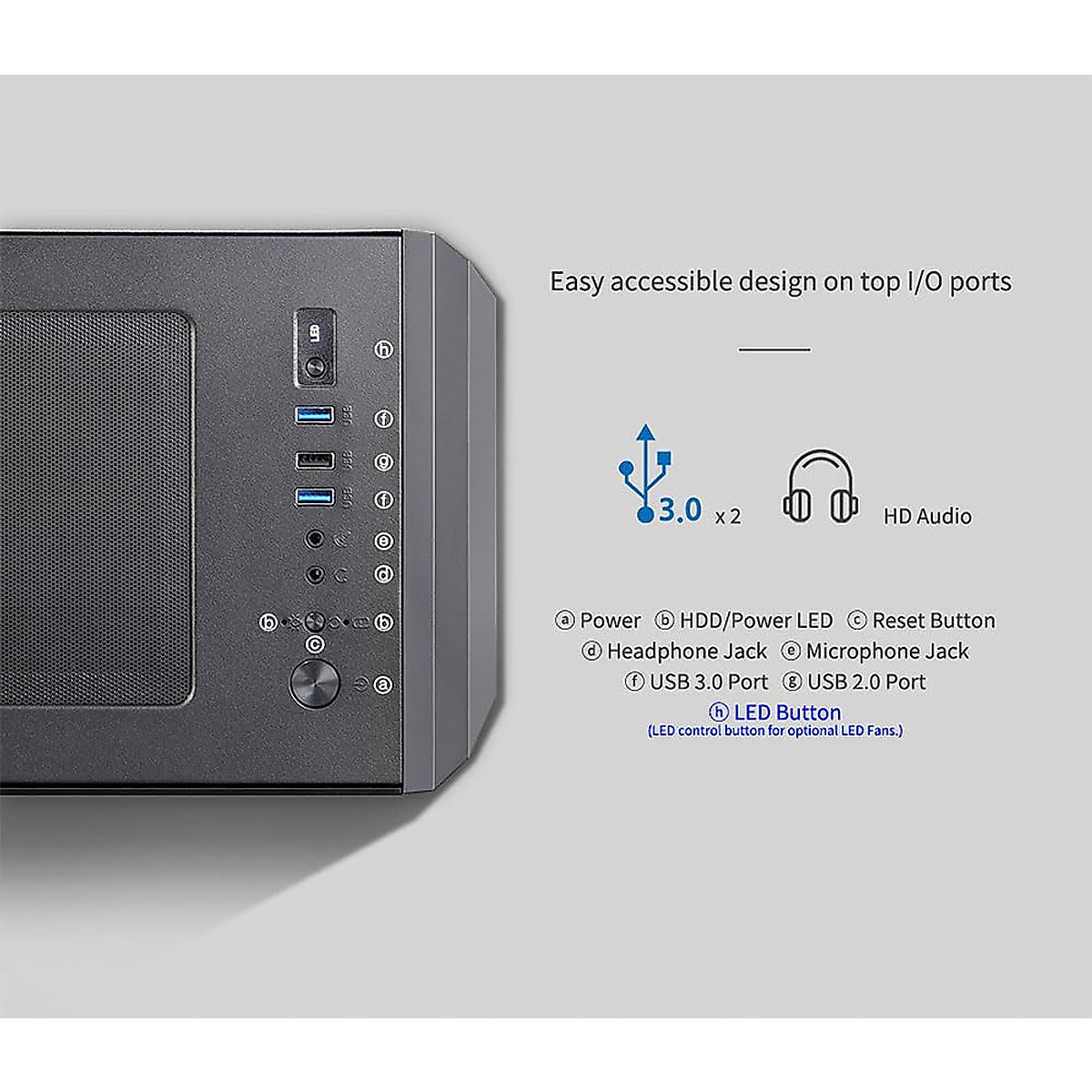 Zalman Z1 Plus ATX Mid Tower PC Computer Case - Tempered Glass Side Panel - 3 x 120mm Fans Pre-Installed - 5.25" ODD Support