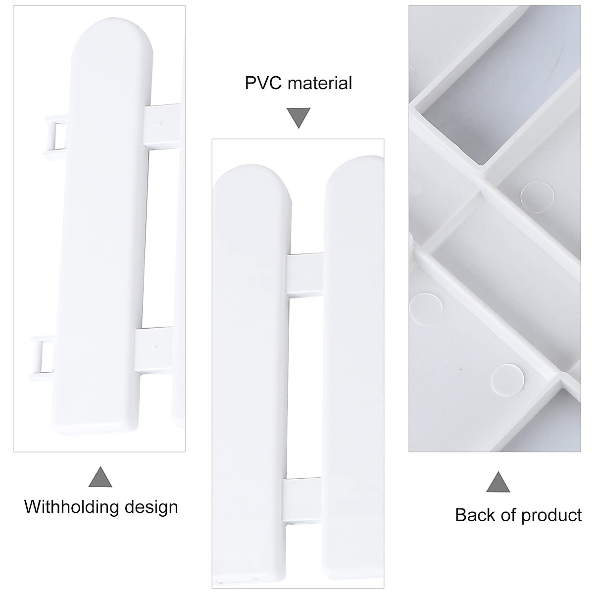 5pcs Christmas Tree Fence White Garden Fence Patio 7.8×19.6inches Yard Fencing Border Flower Plants Tree Guard Lawn Gate Xmas Tree Wedding Party Decoration