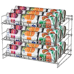 Better Houseware 1448.6 Can Rack Organizer, Chrome