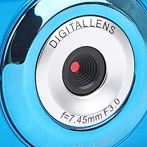 Zunate Kids Camera, 48MP Vlogging Camera, 8X Optical Zoom Compact Portable Digital Camera, 2.7in Screen Video Camera for Kids Teens Gifts (Blue)