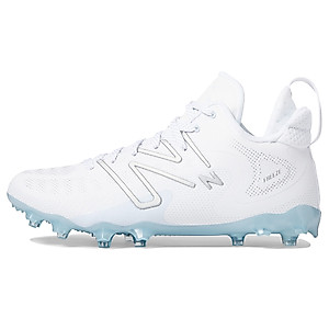 New Balance Men's FreezeLX V4 Lacrosse Shoe, Tan/Energy Red/Purple, 13