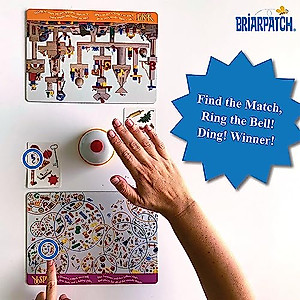 Briarpatch I SPY Eagle Eye Find-It Game - Sharpen Your Senses with Fast, Furious, and Fun Matching! | Includes 30 Double-Sided Cards, 4 Game Boards, and a Bell | For 2 to 4 Players, Ages 5 and Above