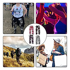 Raroauf Women's Camo Cargo Pants Casual Military Combat Work Trousers Camouflage Capri Pants with 8 Pockets White Size 12