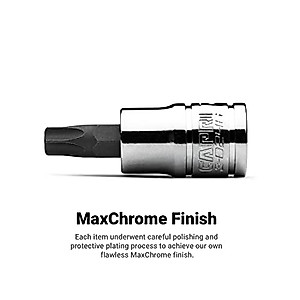 Capri Tools T25 Star Bit Socket, 1/4-Inch Drive (CP30225)