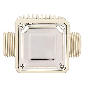 K24 LCD Turbine Digital Fuel Water Hose Flow Meter Widely Used for Chemicals Water, Blue