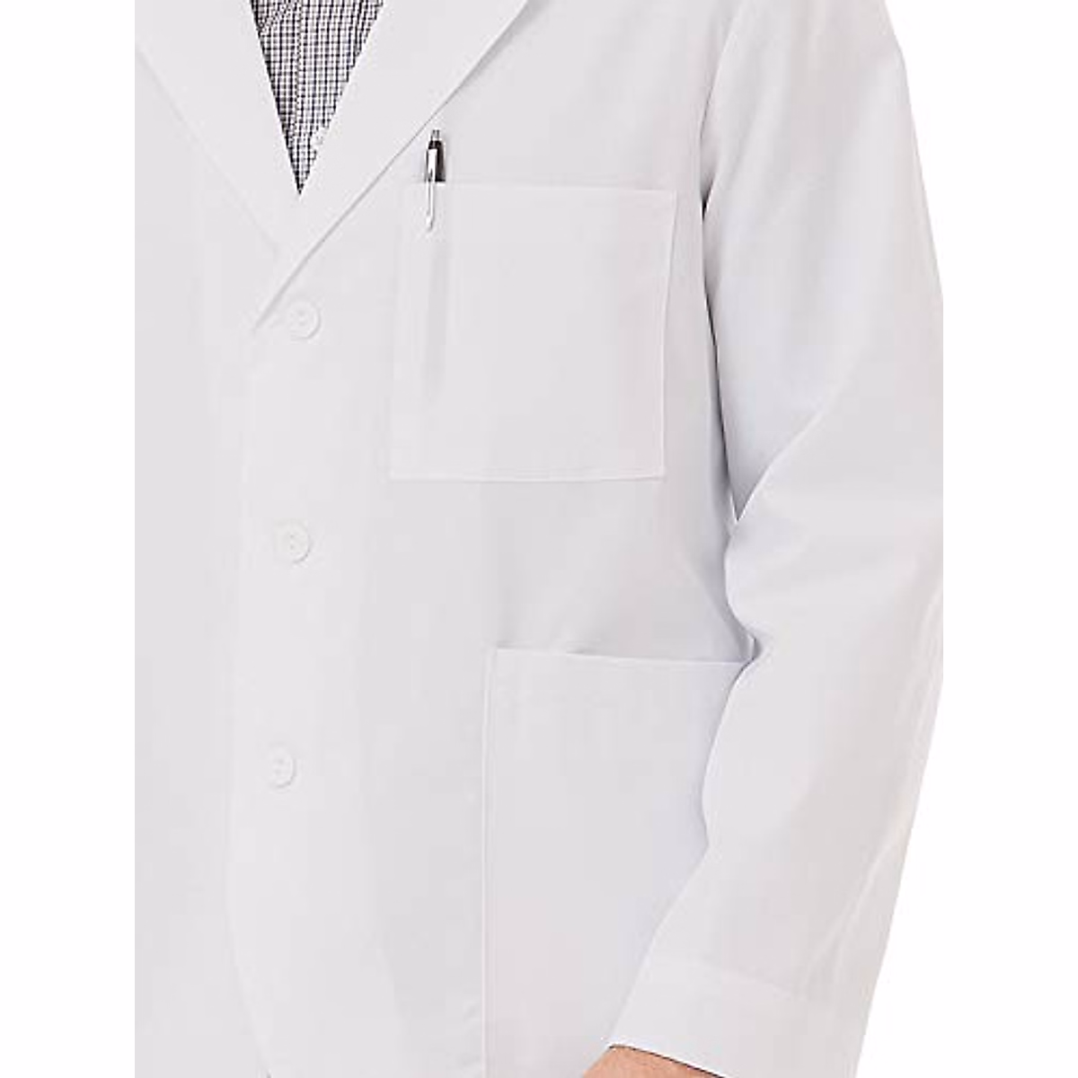 Meta 6119 Unisex 30" Lab Coat, White, M