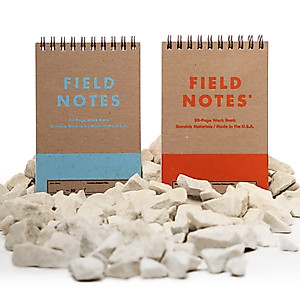 Field Notes: Heavy Duty Edition 2 Pack - Top Spiral Bound Memo Books - Ruled and Graph Paper - 3.5 x 5.5 Inch