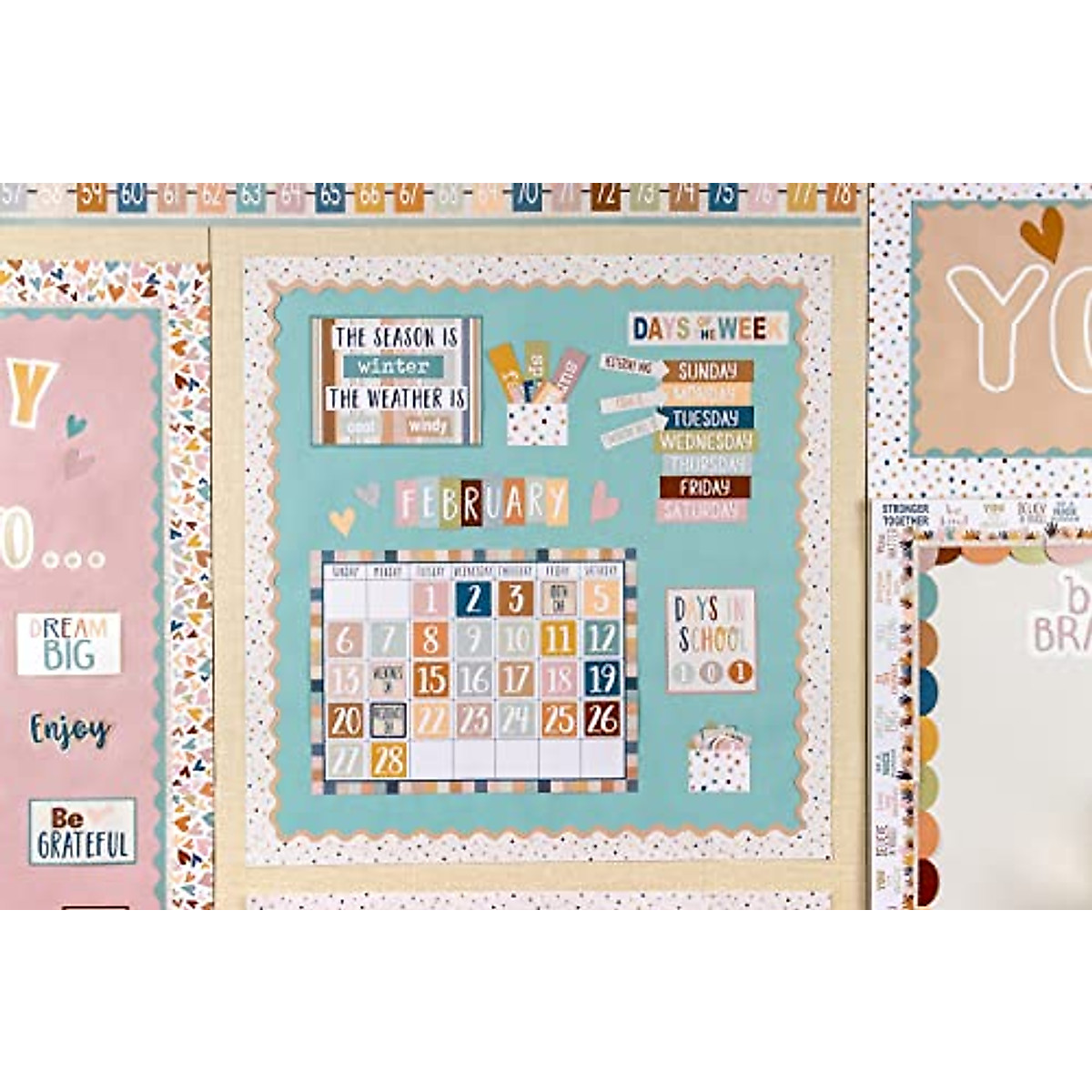 Teacher Created Resources Everyone is Welcome Calendar Classroom Bulletin Board Decor (TCR7119)