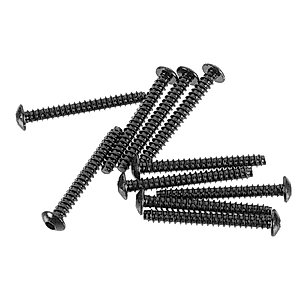 Axial Racing AXA440 Hex Socket Tapping Button Head Black M3x25mm(10)