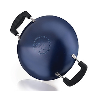 Vinod Appachetty Non-Stick Appam Pan with Stainless Steel Lid, 21.5 cm