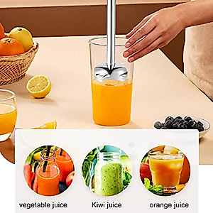 Hand Blender Set, 1000W 5 Speed Electric Handheld Hand Mixer Stick with 500ML Ground Meat Bowl, 700ML Grinding Cup, Stainless Steel Stick Blender Food Processor for Egg Food Juicing Meat Mixing