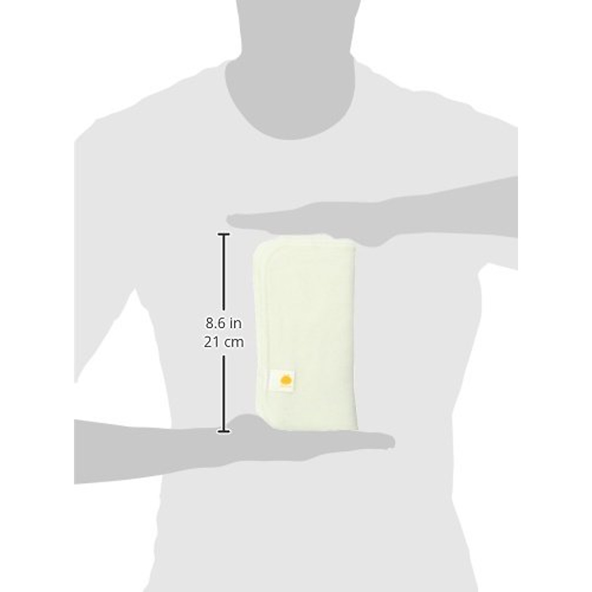 Satsuma Designs Organic Wash Cloths and Wipes 5 Pack, White