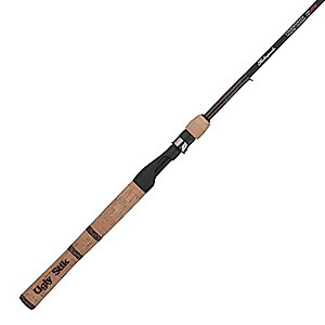Ugly Stik 6’ Elite Spinning Rod, Two Piece Spinning Rod, 6-14lb Line Rating, Medium Rod Power, Fast Action, 1/4-5/8 oz. Lure Rating