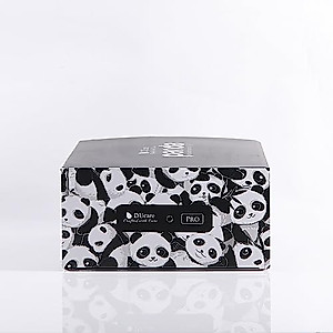 DUcare Professional Makeup Brushes Panda Series Makeup Brush Set Valentines Day Gifts 31Pcs Kabuki Foundation Blending Face Powder Blush Concealers Eye Shadows With Leather Case Organizer