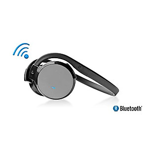 Pyle Home PHBT5B Stereo Bluetooth Streaming Wireless Headphones with Call Answering and Built-In Microphone, Black