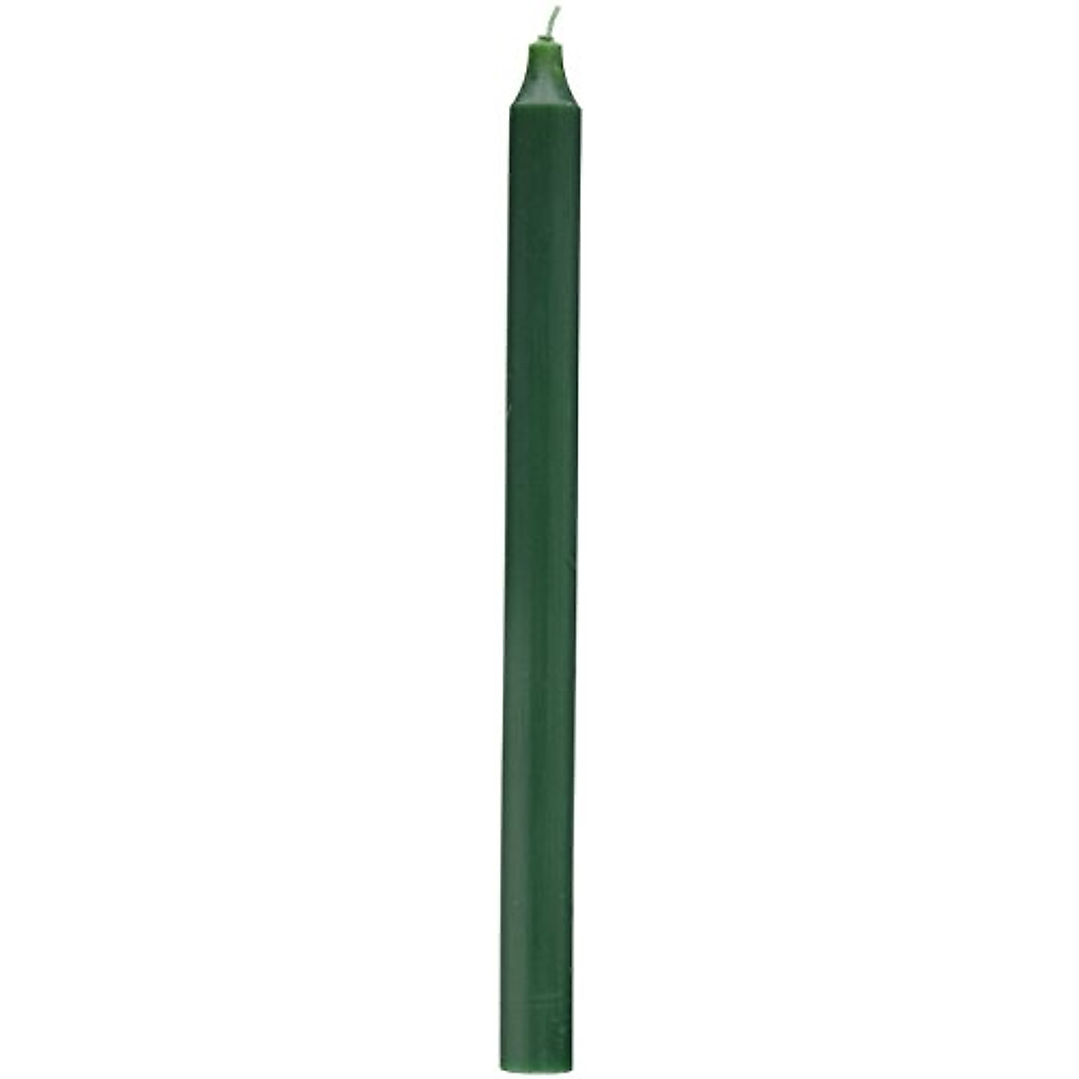 Northern Lights Candles 2 Piece Premium Taper Candle, 12", Hunter Green