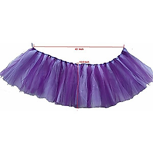 Purple 1st Birthday Baby Tutu for High Chair Decoration and "ONE" Pennant Mermaid Happy Birthday for Highchair