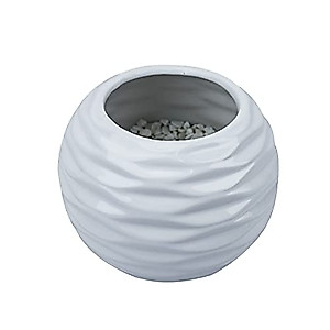 LIUCOGXI Artificial Plum Blossom Flower Red with Ceramic Potted for Home Living Room Party Wedding Garden Office Patio Decor