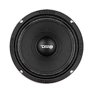 DS18 PRO-EXL88 Loudspeaker - 8", Midrange, Red Aluminum Basket, 800W Max, 400W RMS, 8 Ohms, Ferrite Magnet - for The People Who Live and Breathe Car Audio (1 Speaker)